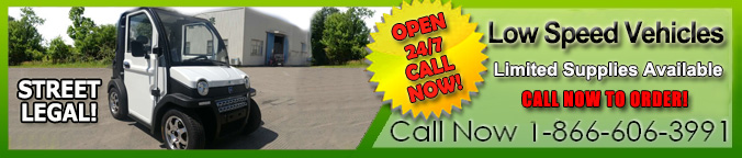 Low Speed Vehicles, Street Legal Vehicles, Street Legal Off Road