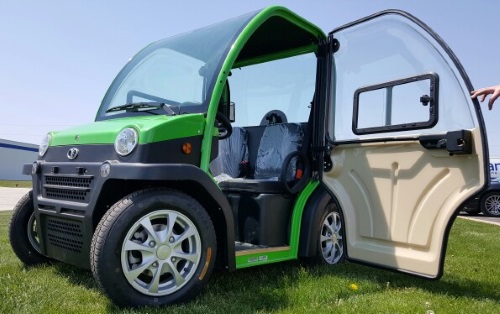 Two Passenger Electric Lsv Street Legal Low Speed Vehicle