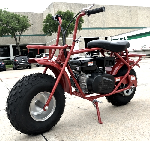Offroad Old School Mini Bike Trail 200cc 6.5 HP With Monster Oversized ...