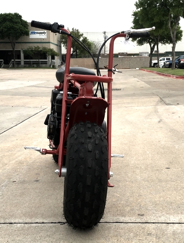 Offroad Old School Mini Bike Trail 200cc 6.5 HP With Monster Oversized ...