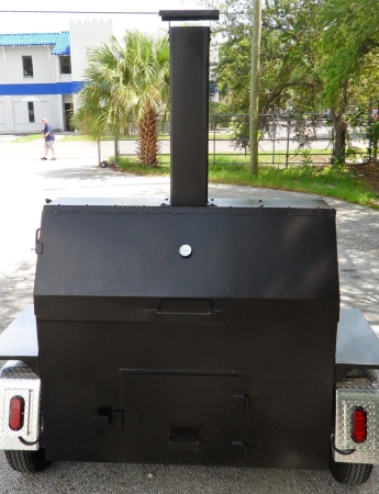 Custom Built Commercial Competition BBQ Smoker Trailer