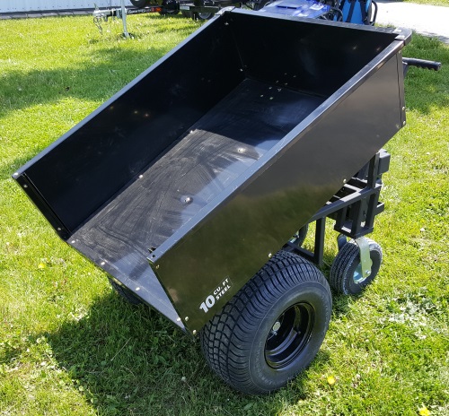 Motorized Cart Electric Powered w/ Dump - 10cu Feet Steel Bed