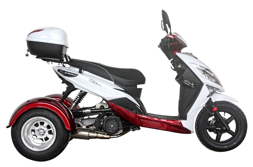 Mojo Magic 150cc Trike Scooter 4 Stroke Single Cylinder Gas Trike Moped ...