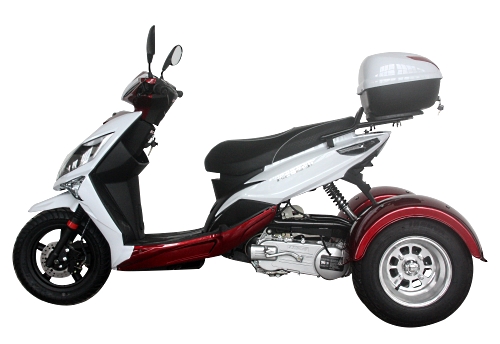 Mojo Magic 150cc Trike Scooter 4 Stroke Single Cylinder Gas Trike Moped ...