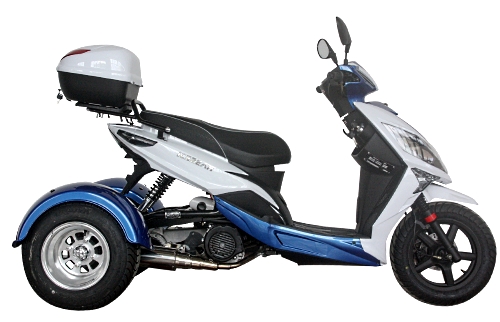 Mojo Magic 150cc Trike Scooter 4 Stroke Single Cylinder Gas Trike Moped ...