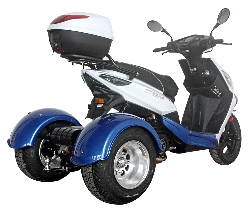 Mojo Magic 150cc Trike Scooter 4 Stroke Single Cylinder Gas Trike Moped ...