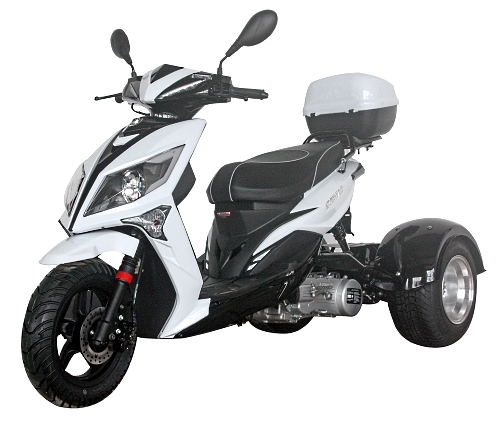 Mojo Magic 150cc Trike Scooter 4 Stroke Single Cylinder Gas Trike Moped ...